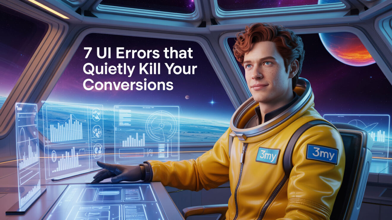 7 UI Errors That Quietly Kill Your Conversions | 3MY